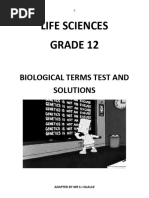 Life Sciences Grade 12 Study Notes p1 | PDF | Anatomy