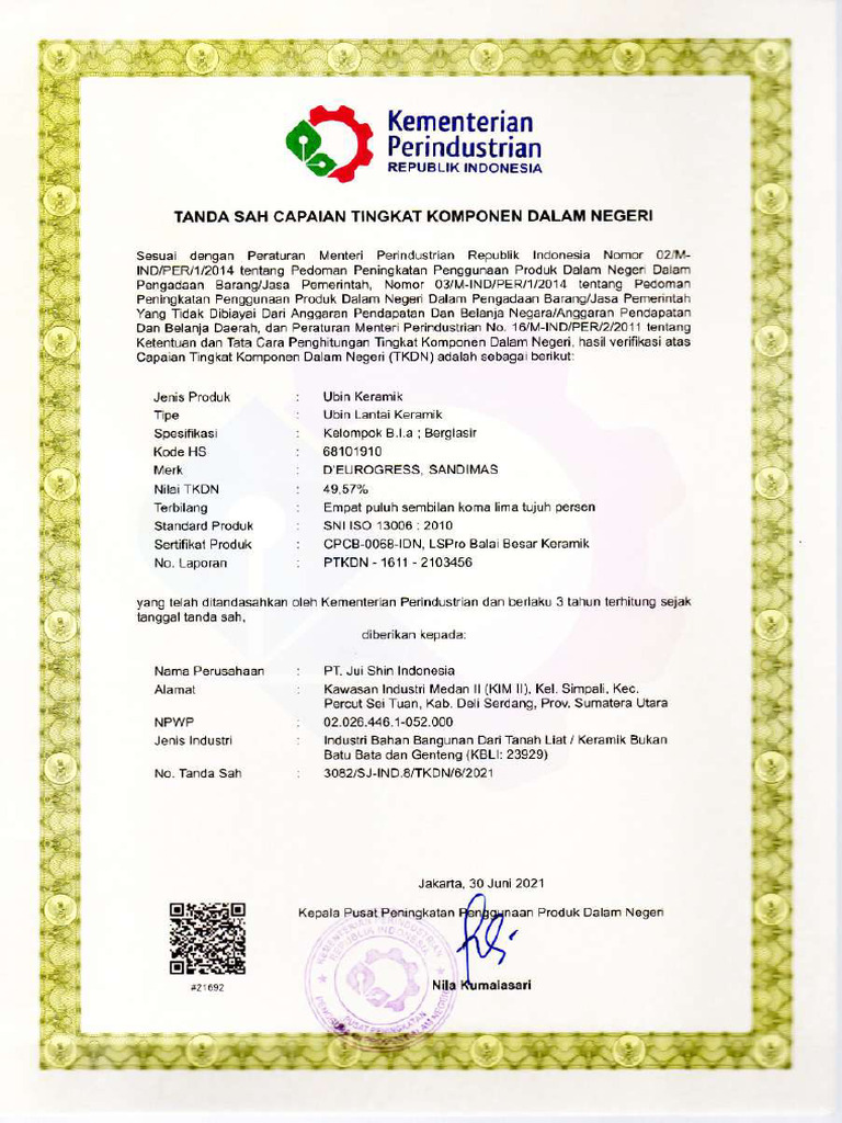 TKDN All | PDF | Teknologi & Rekayasa