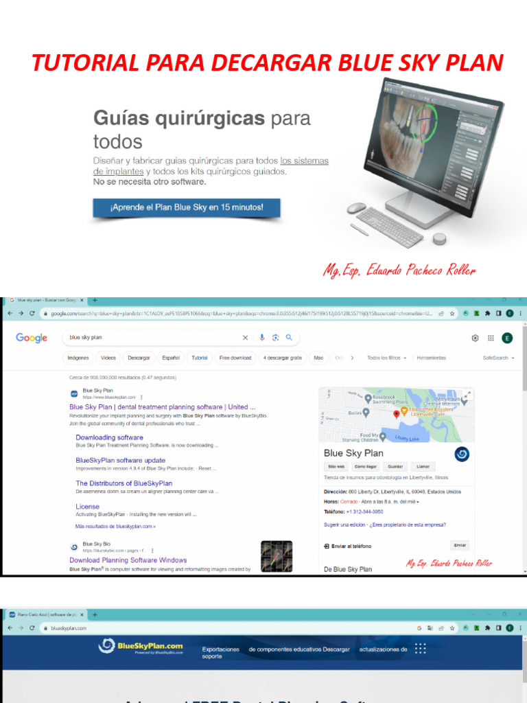 Tutorial Descarga Blue Sky | PDF | Informática