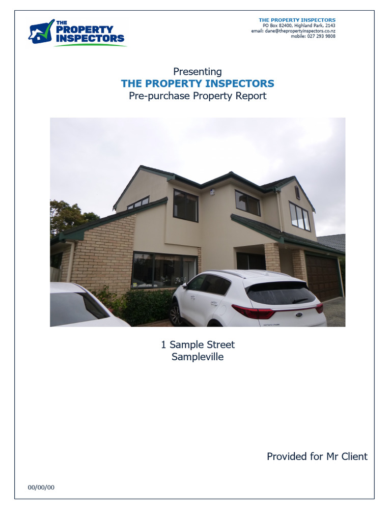 Property-Inspection-Sample-Report-2020 | PDF | Building Insulation ...
