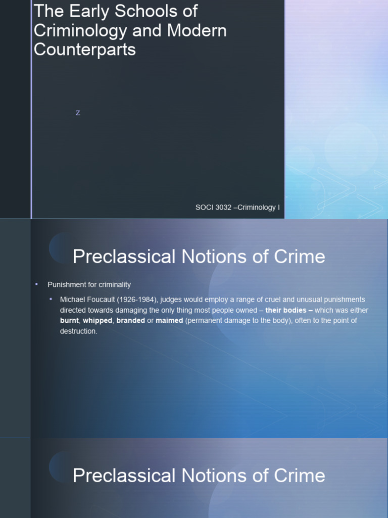 Classical School | PDF | Magistrate | Crimes