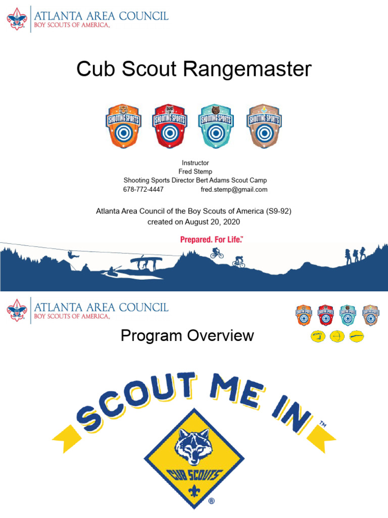 Cub RangeMaster Presentation | PDF | Archery | Bow And Arrow