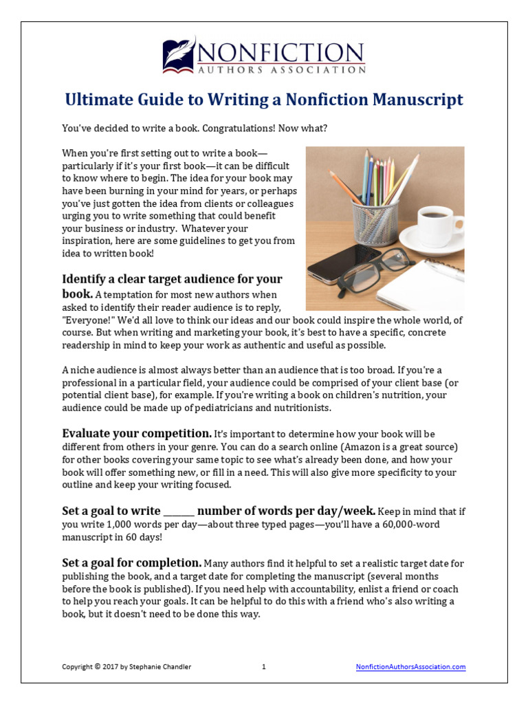 Quick Reference Guide To Writing A Nonfiction Manuscript Final | PDF ...
