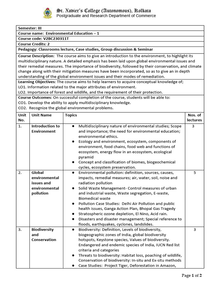 Paper 6 - EVS 1 | PDF | Natural Environment | Ecosystem