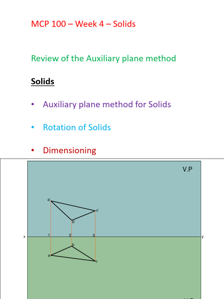 4 Solids - Auxiliary View Rotation Dimensioning | PDF | Mathematical ...