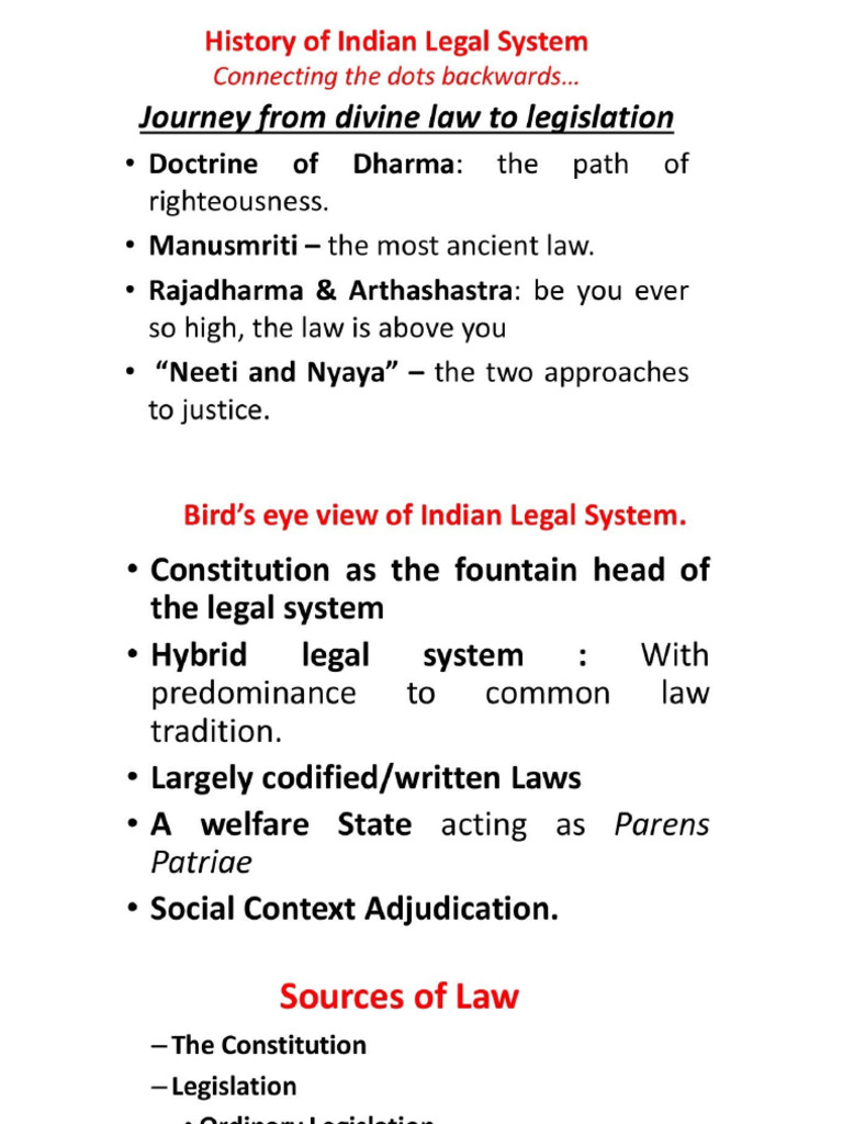 Indian Legal System | PDF