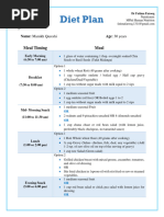 Scardale Medical Diet | PDF | Salad | Meal