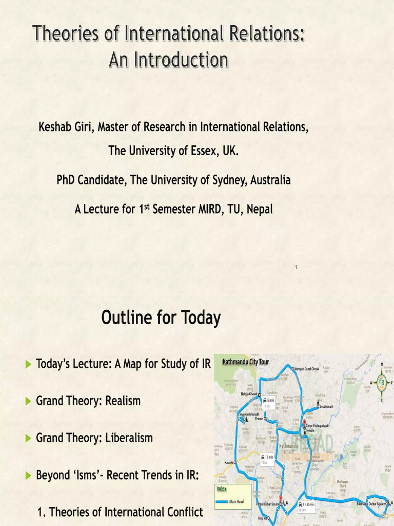 Theories of IR | PDF