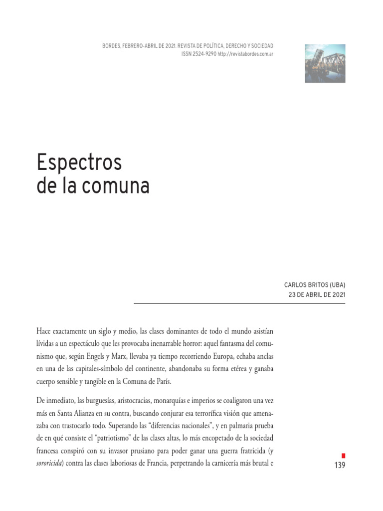 Espectros de La Comuna | PDF