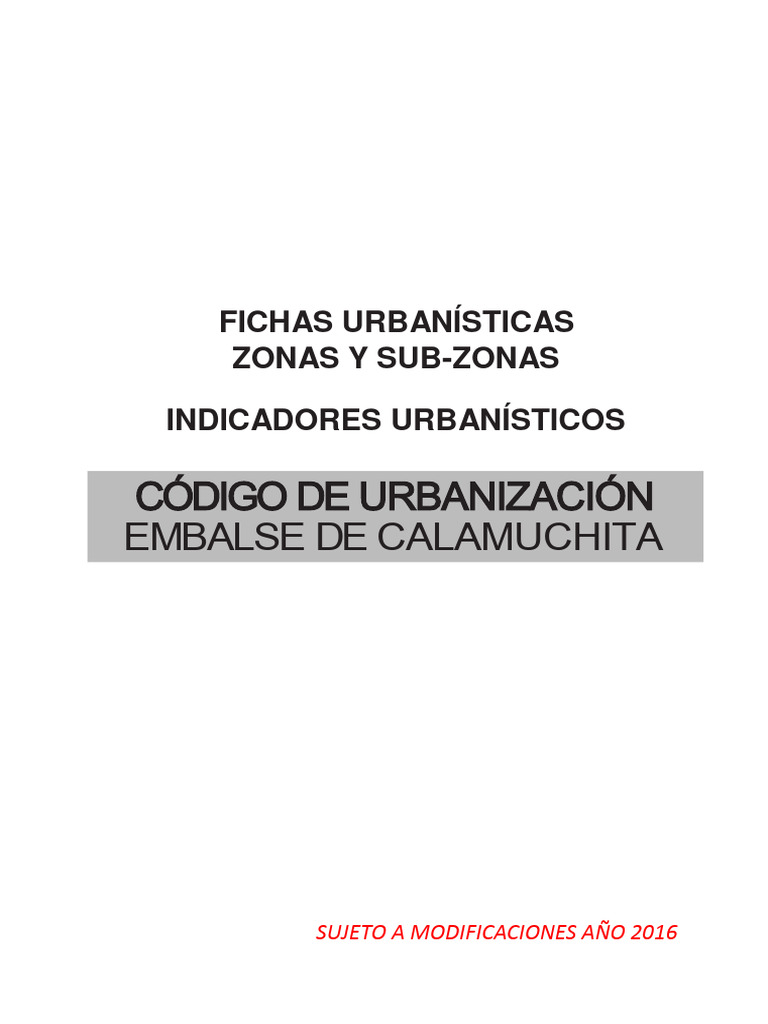 Codigo de Edificacion | PDF | Zonificación | Agua