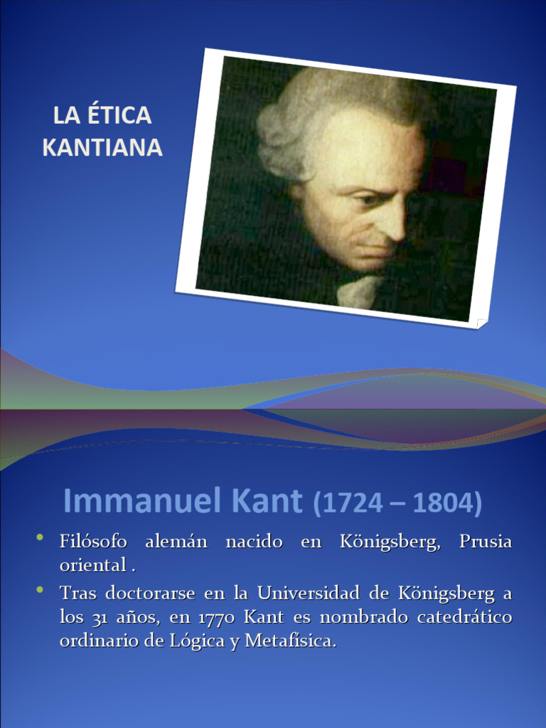 La Ética Kantiana | PDF | Immanuel Kant | Jürgen Habermas