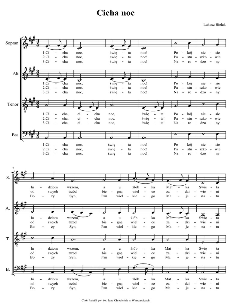 Cicha Noc | PDF