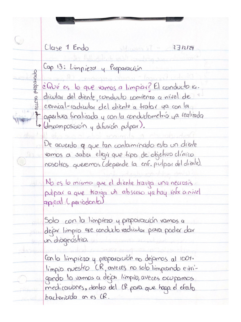 NOTAS ENDO 1 Clase | PDF