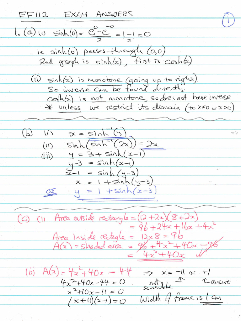 2020 Exam Paper Solution | PDF