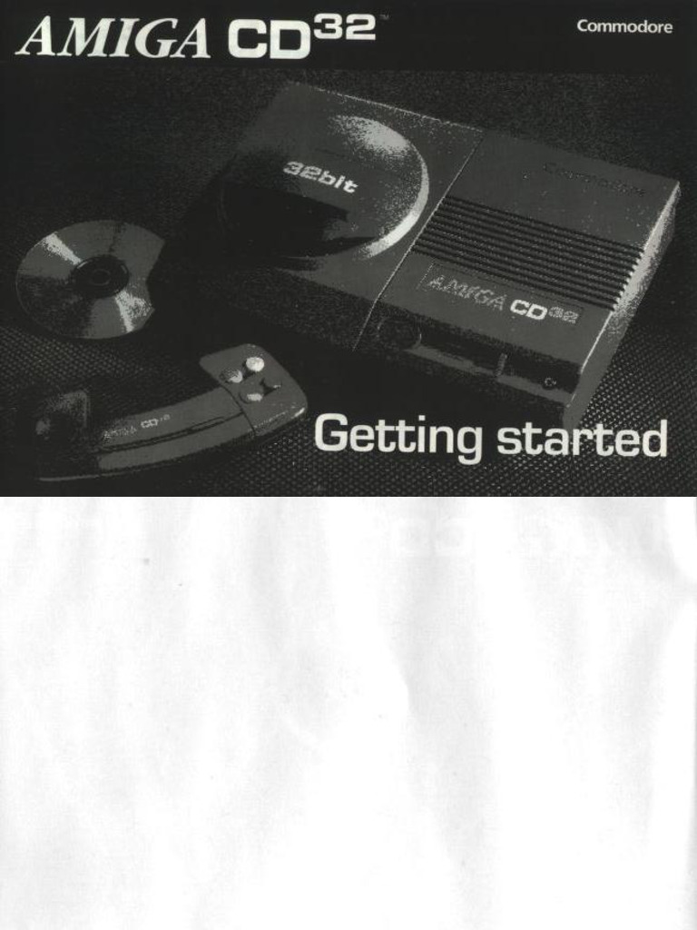 Amiga CD32 Getting Started 1995 Commodore A | PDF