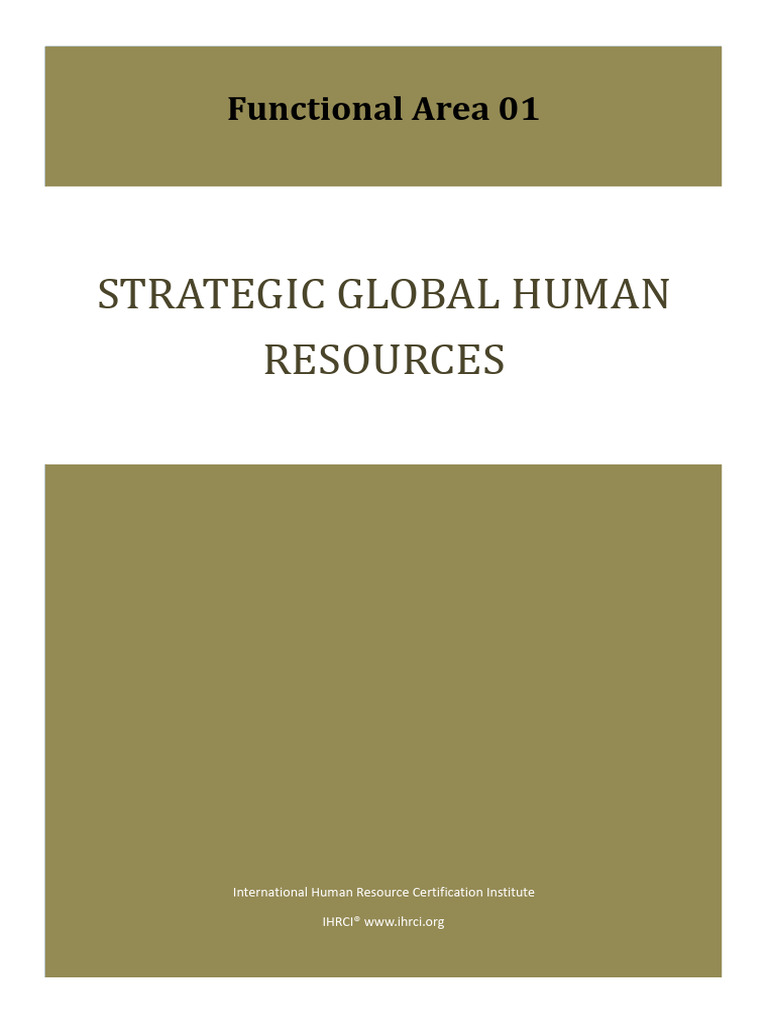 2024 GPHR Module 1 Final | PDF | Strategic Management | Competitive ...