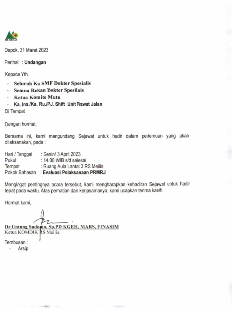 UMAN Evaluasi Pengisian Formulir PRMRJ | PDF