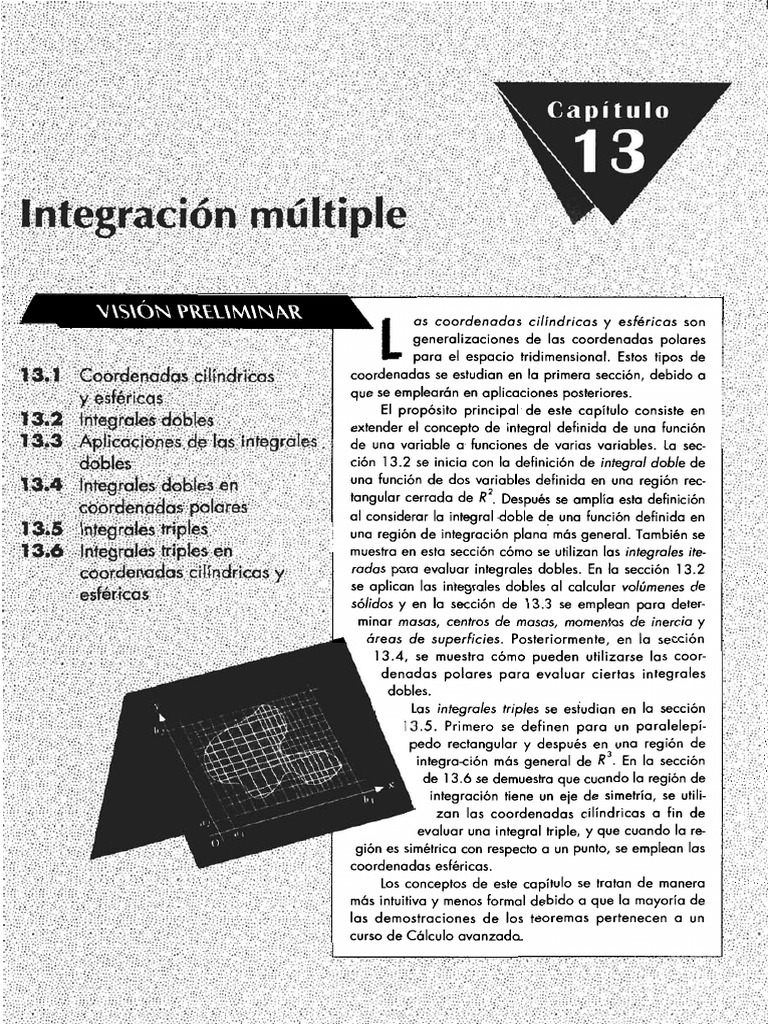 Capitulo 13 - Integracion Multiple | PDF