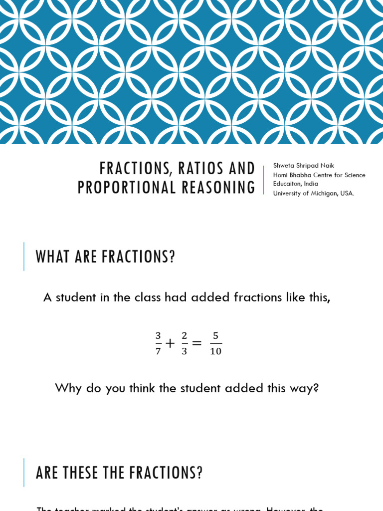 Understanding Fractions and Ratios | PDF | Ratio | Arithmetic