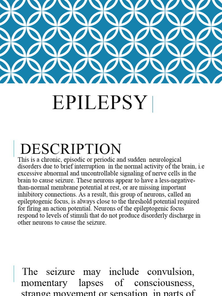 Epilepsy | PDF | Epilepsy | Neurological Disorders