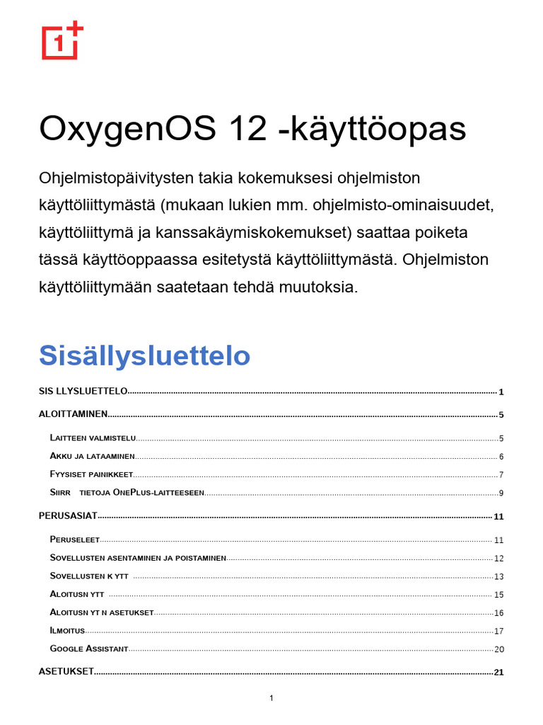 OnePlus 10 Pro User Manual FI PDF