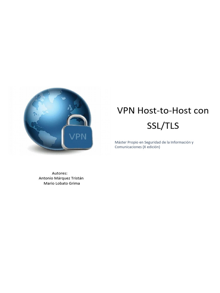 Implementación de VPN SSL/TLS | PDF | Transport Layer Security | Red privada virtual
