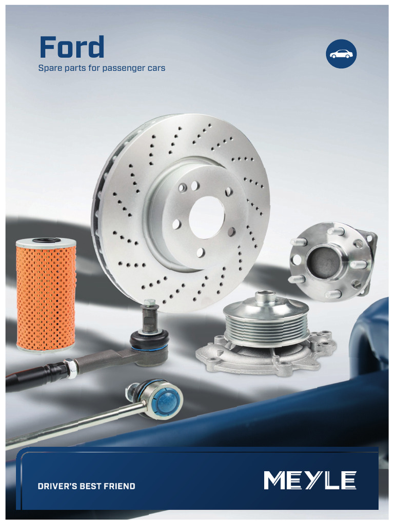 Kat_Linie-Ford_en (1) | PDF | Trunk (Car) | Brake