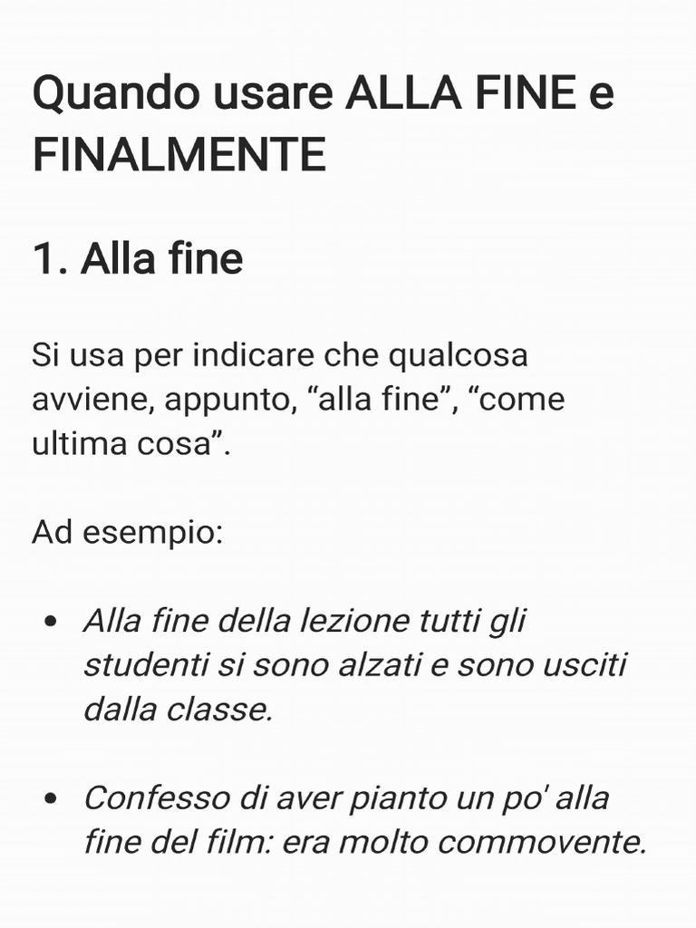 Italian Class | PDF