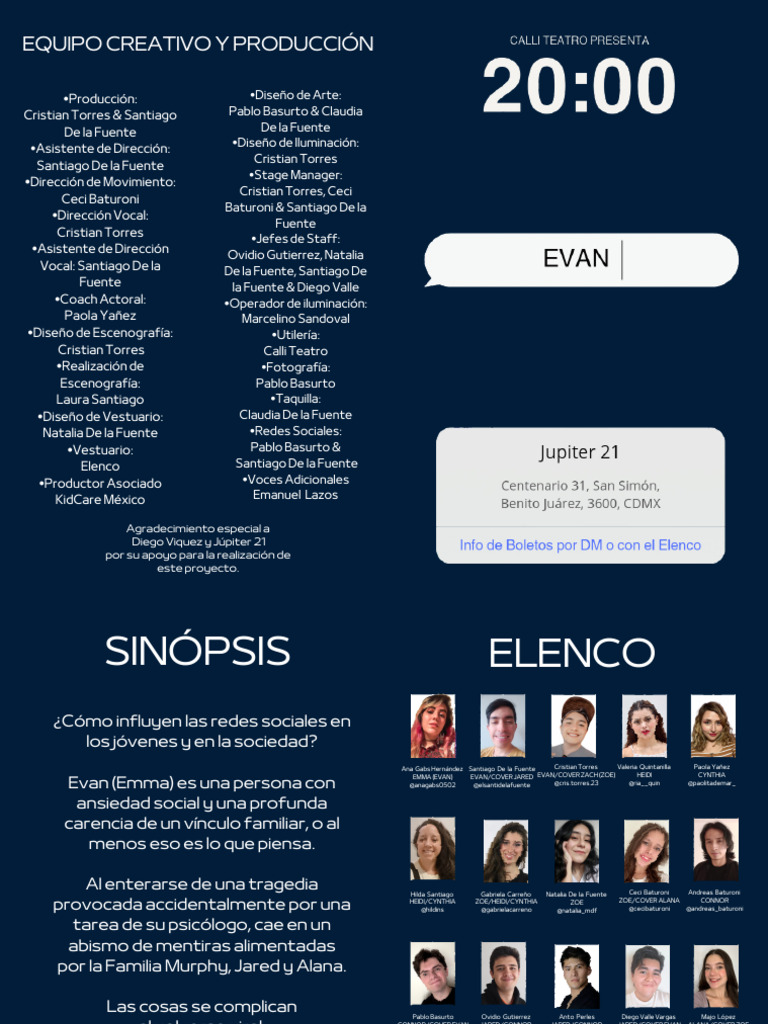 Copia de Folleto Díptico Flyer Taller Creativo Infantil Doodle Marrón y ...