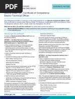 AMSA CoC Form 426 - MasterLt24 | PDF