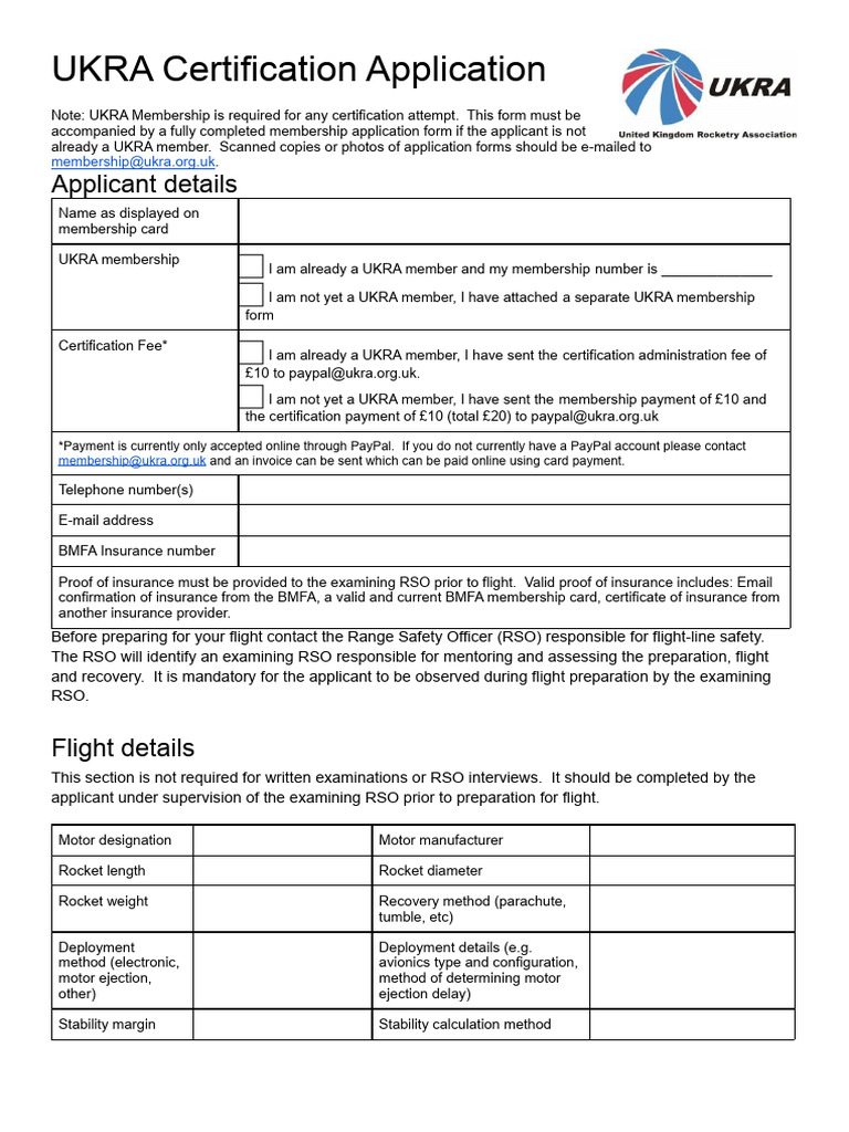 UKRA Certification Form 2021 12 | PDF | Business | Computers
