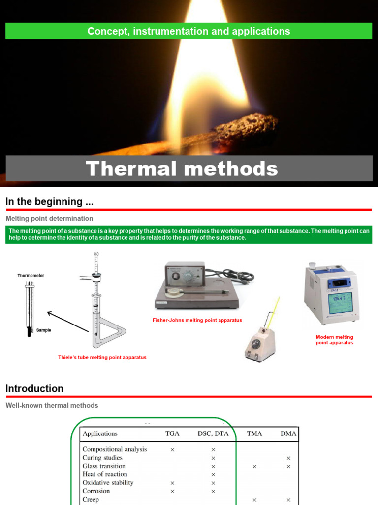 Thermal Methods of Analysis | PDF | Differential Scanning Calorimetry ...