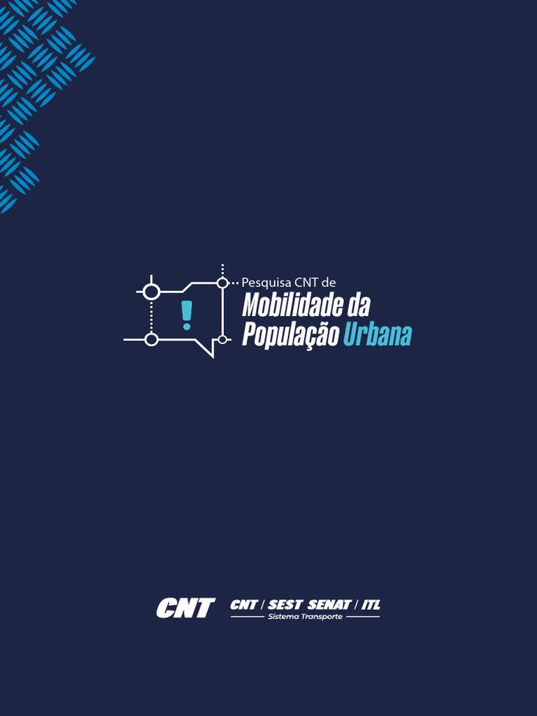 Pesquisa de Mobilidade Urbana CNT 2024 | PDF | Transporte público | Economia de baixo carbono