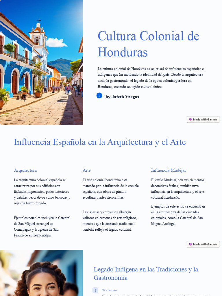 Cultura Colonial de Honduras | PDF | Nueva españa | Honduras