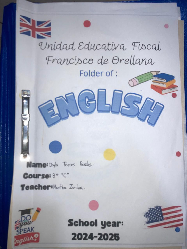 English Folder Torres Dayla | PDF