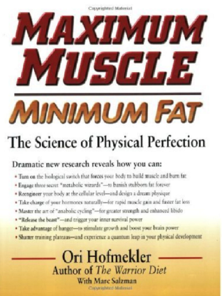 Maximum Muscle Minimum Fat - The Science of Physical Perfection - Ori ...