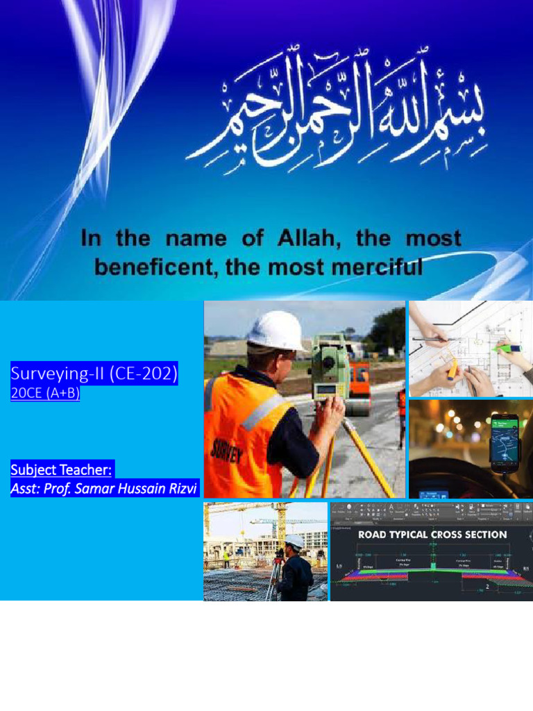 Lecture 1-4 Survey-II | PDF | Surveying | Metrology