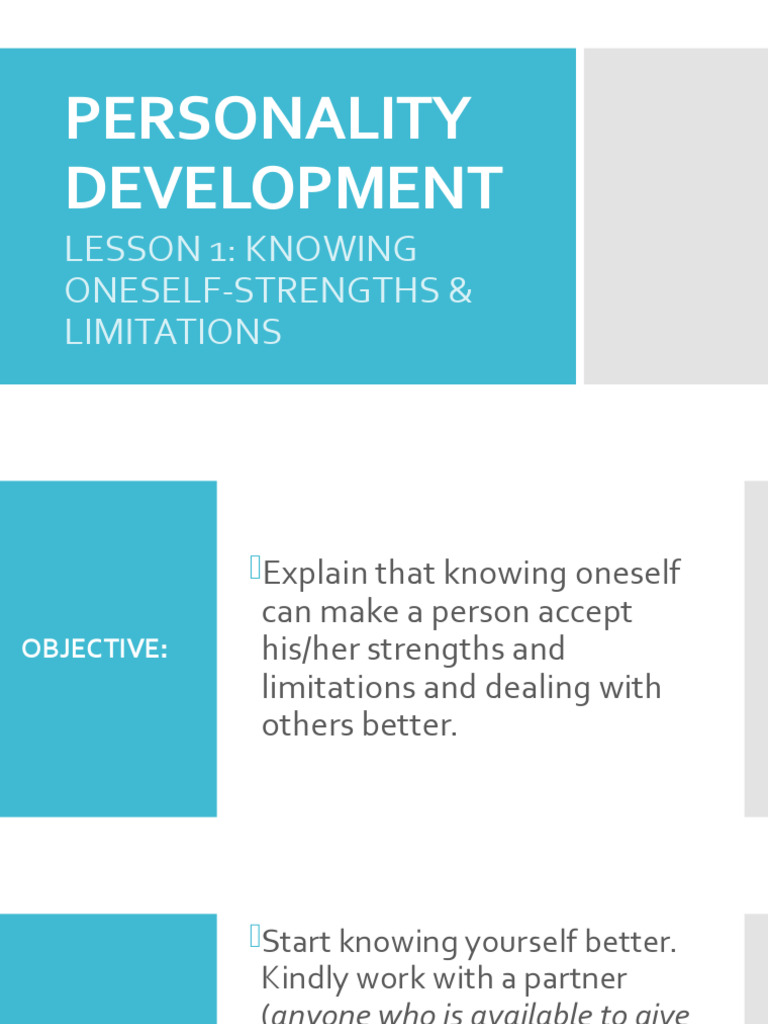 Lesson 1 Per Dev Ppt | PDF | Id | Psychology