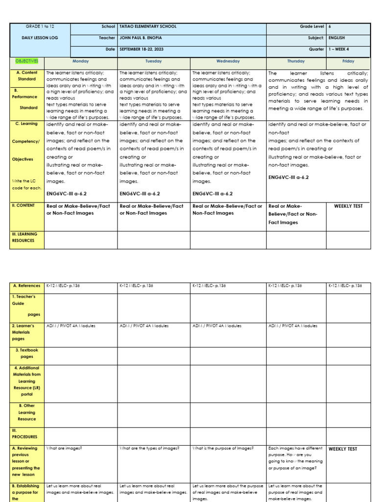 WEEK4-dll-ENGLISH | PDF | Image | Learning