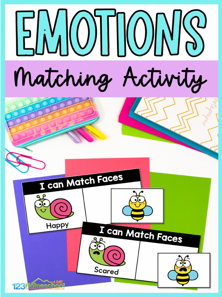 Emotions Matching Activity | PDF
