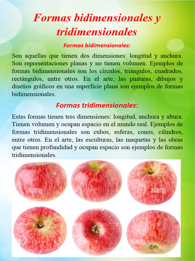Formas Bidimensionales y Tridimensionales | PDF
