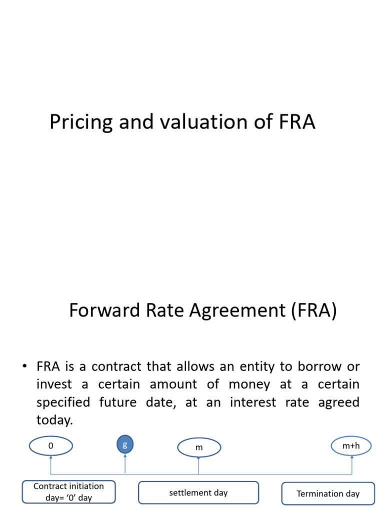 Forwardcontract FRA | PDF | Interest | Market (Economics)