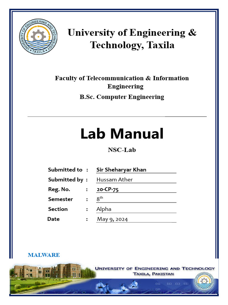 20-CP-93 NSC Lab 1 | PDF | Malware | Information Technology Management