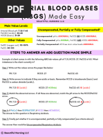 ROME Method ABG Interpretation - Uncompensated vs. Compensated | PDF ...