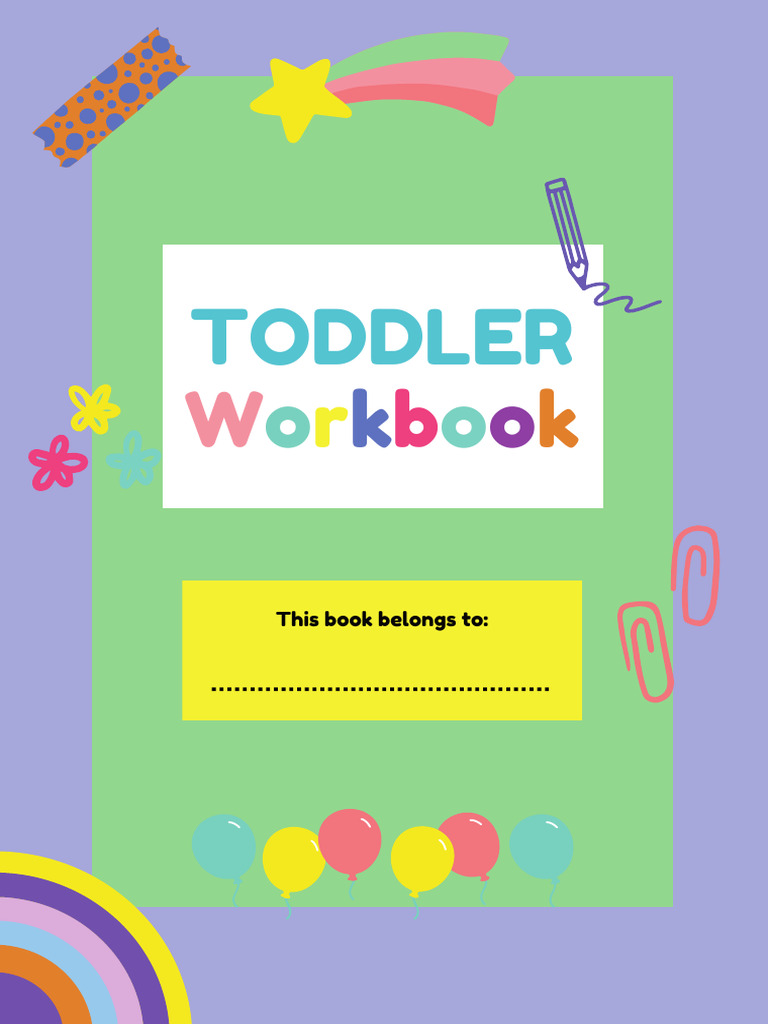 Toddler A4 Counting and Learning Workbook | PDF | Shape | Euclid