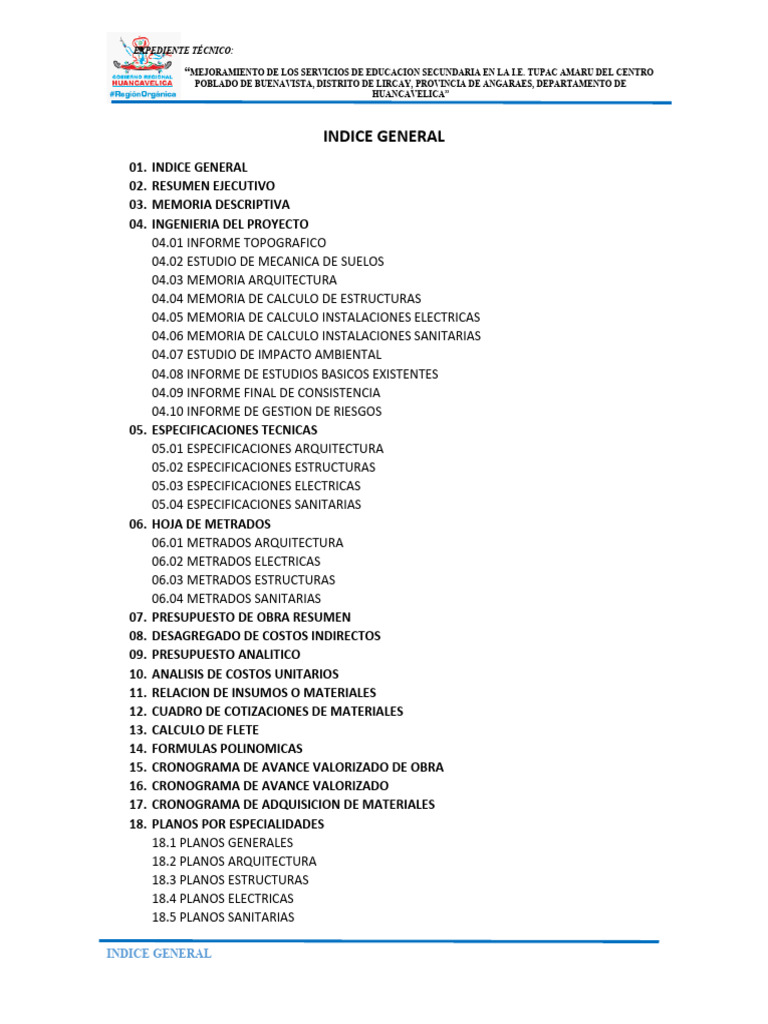 Indice General | PDF