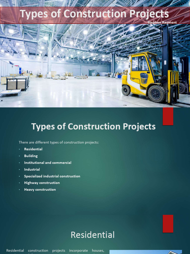 Type and Classification of Construction Projects | PDF | Building ...