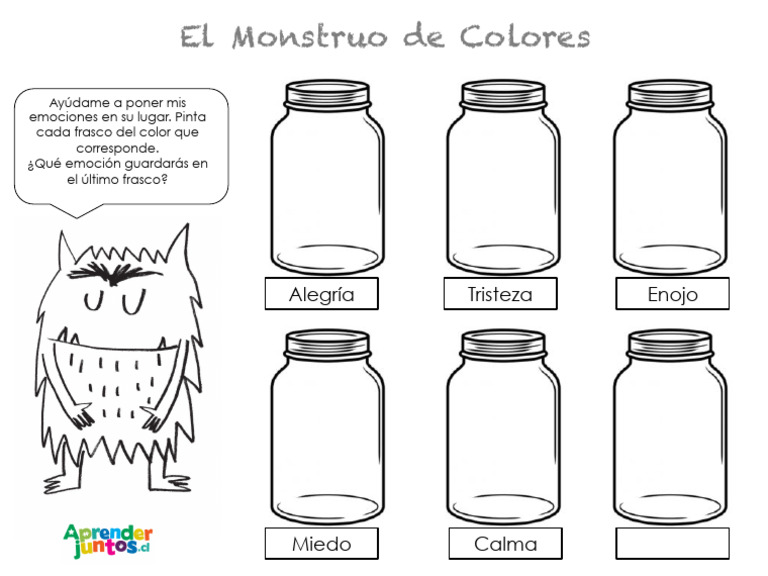 Monstruo de Colores IMPRIMIR | PDF