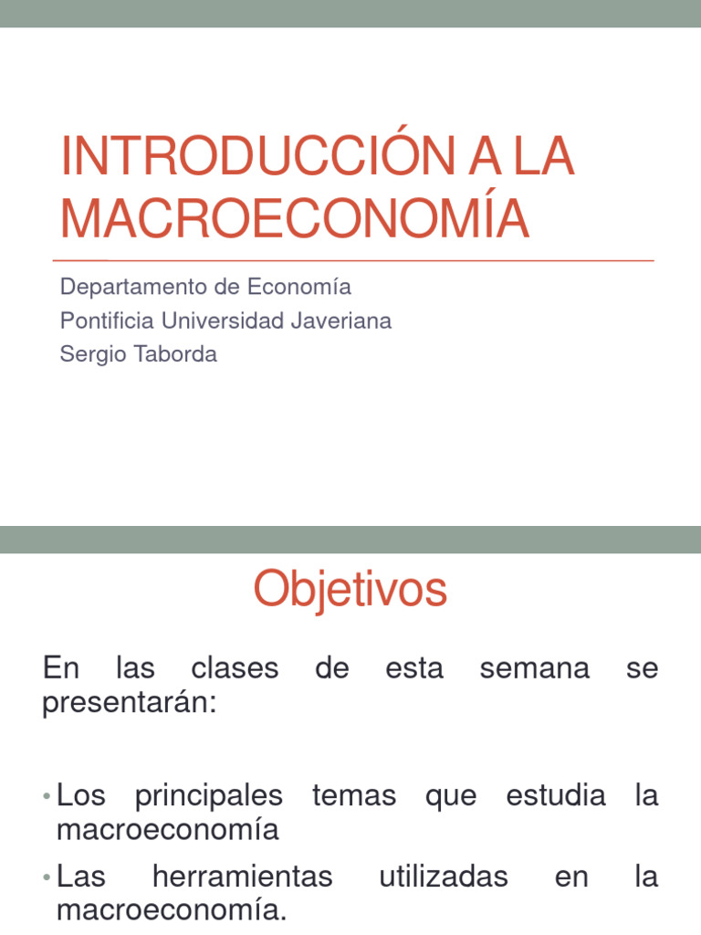 Introducción A La Macroeconomía | PDF | Costo de la vida | Precios