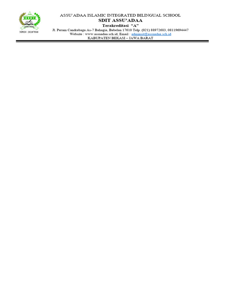 KOP SURAT SD 2024 | PDF